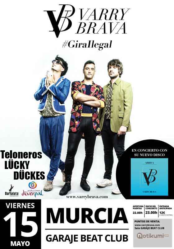 Varry Brava en Murcia el May de 15, 2015 en notikumi