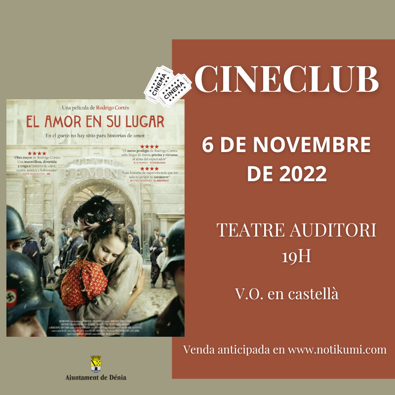 Tickets for CINECLUB - "El amor en su lugar"